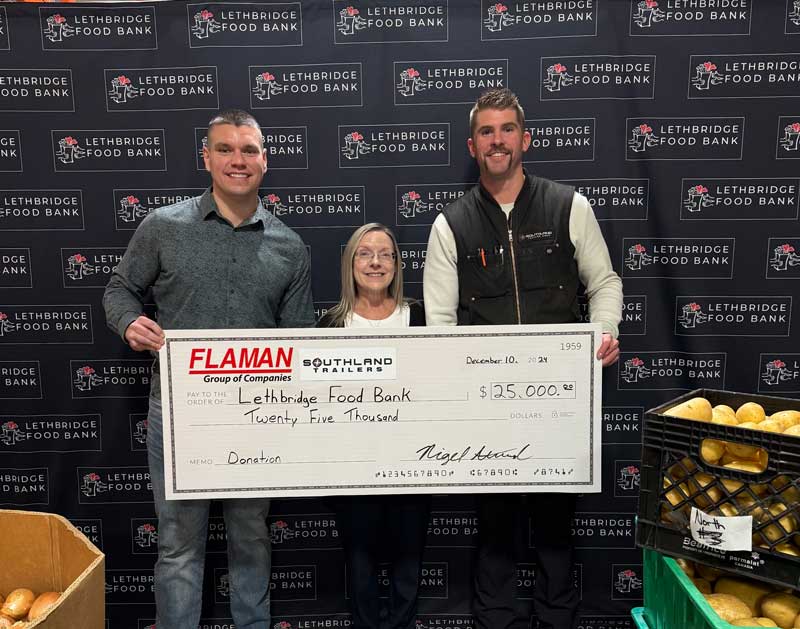 Southland Trailers Partners with Flaman to Support the Lethbridge Food ...
